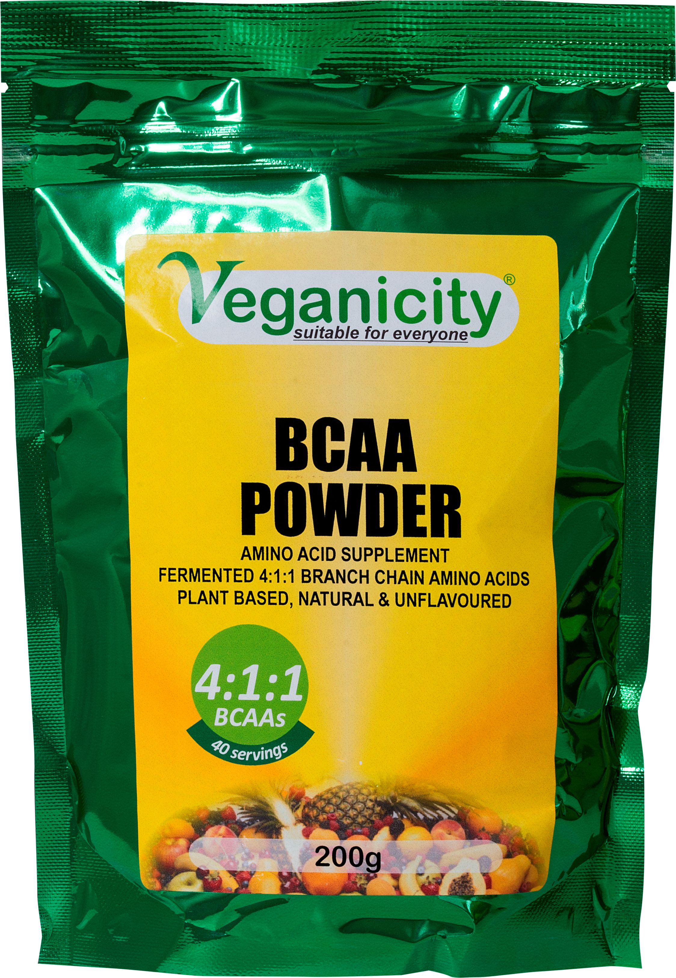 Veganicity > Proteins & Amino Acids > BCAA 4:1:1 Powder (Fermented)